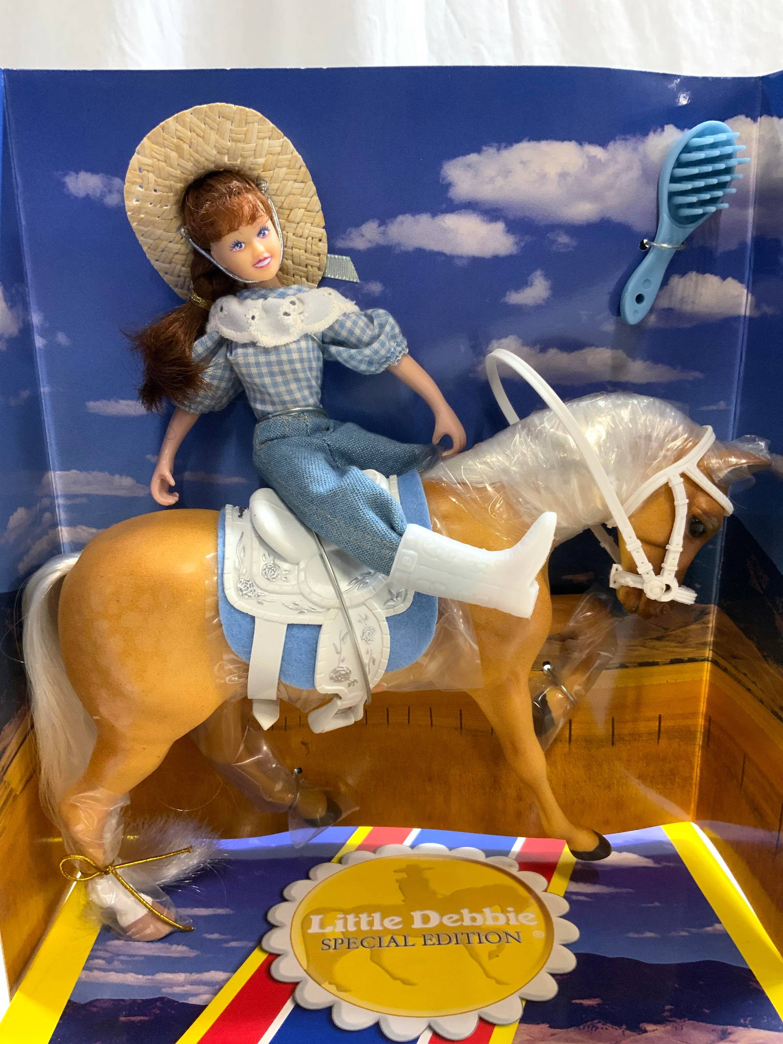Little Debbie Breyer Doll W Horse In Box Auction