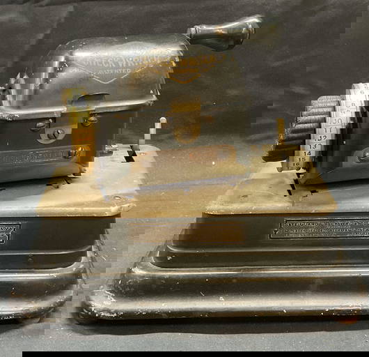 Antique Safe Guard Check Writer Machine