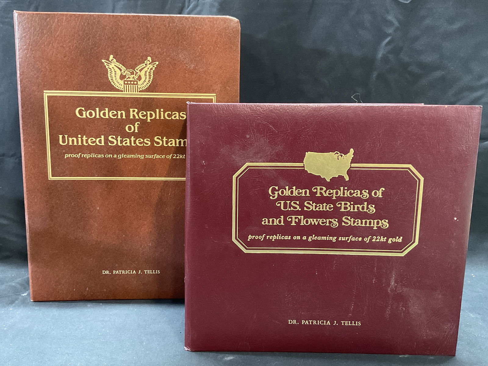 Golden Replicas Of Us Stamps 22kt Gold Surface