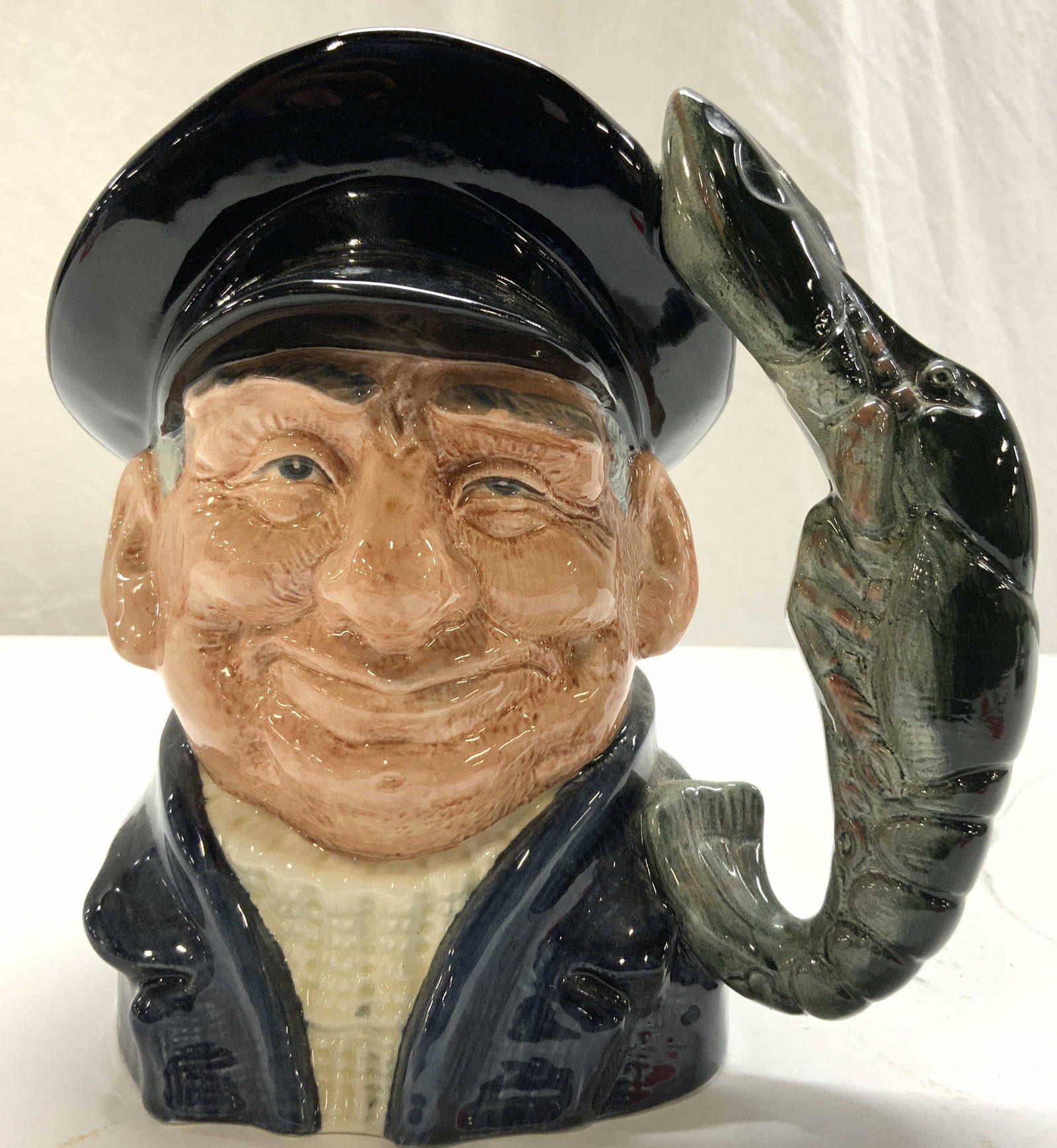 Royal Doulton Lobster Man Porc Beer Stein Auction
