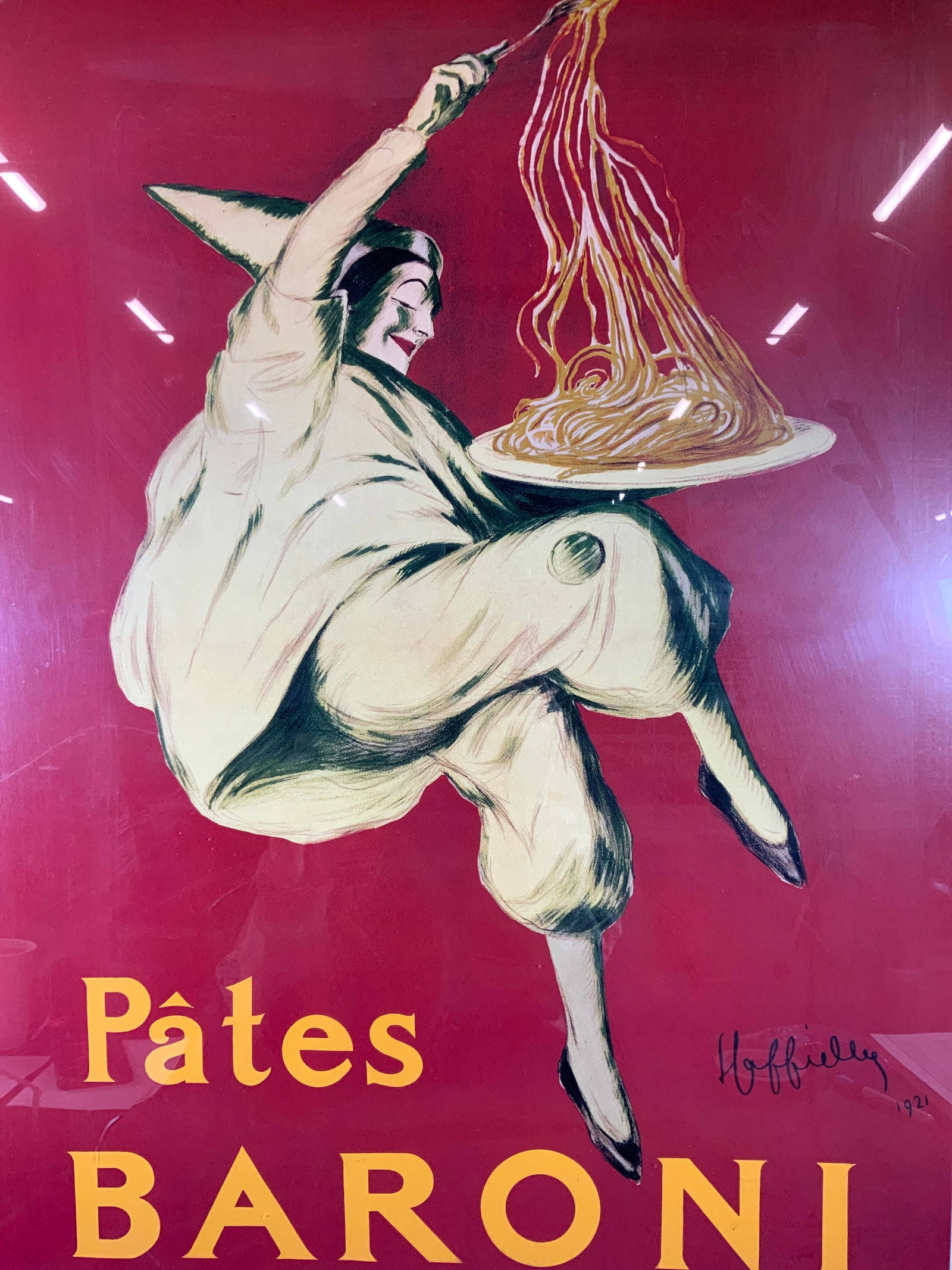 Leonetto Cappiello Pates Baroni Pasta Clown Litho Auction