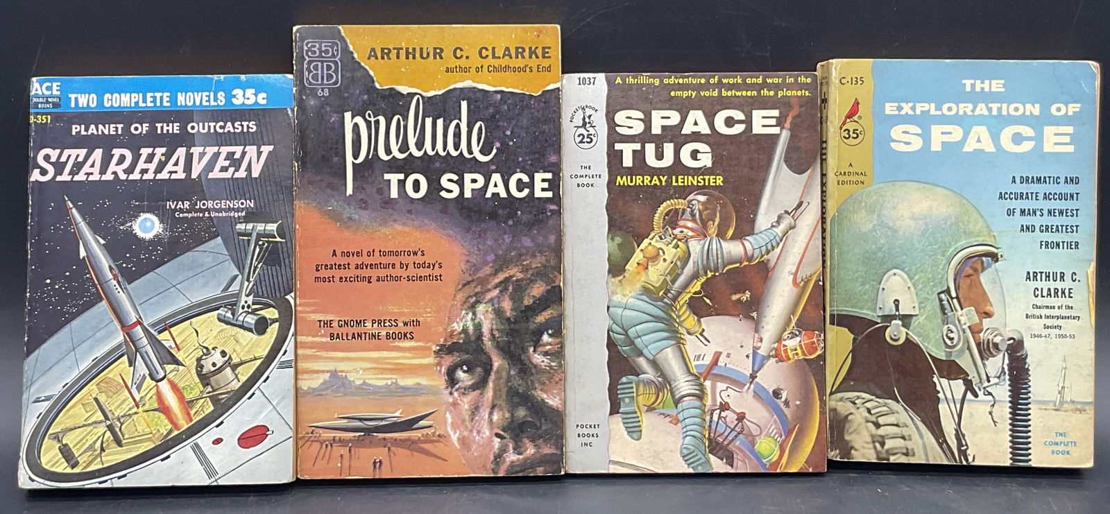 4 Vtg Science Fiction Space Fantasy Books 1954+ Auction