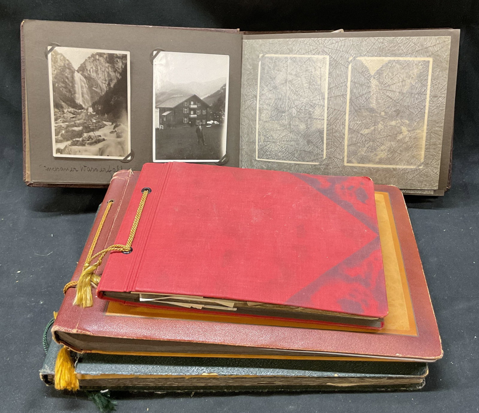 Lot 4 Antique 1920-30s Photo Album Scrapbook Auction