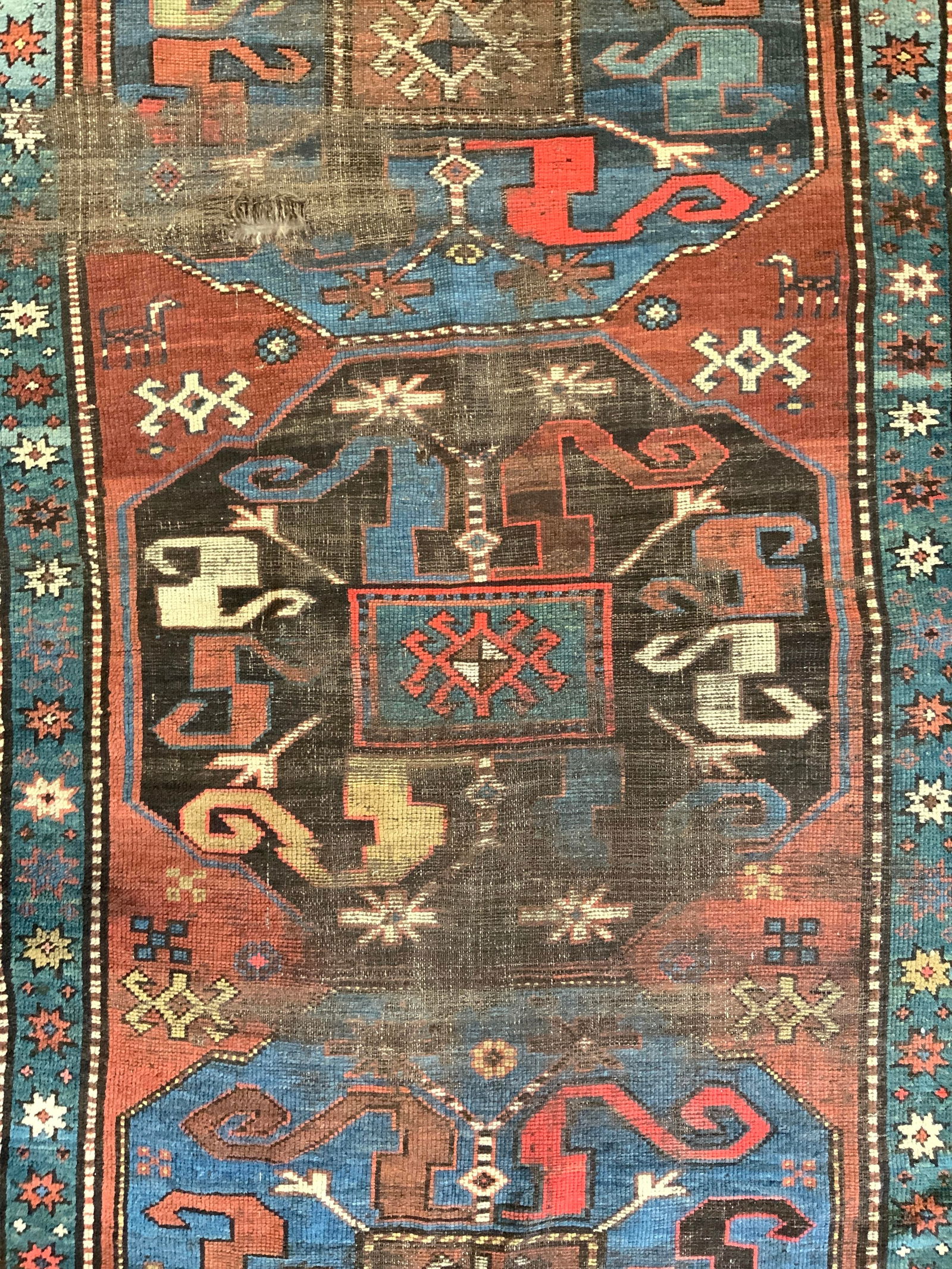 Vintage Handmade Wool Turkish Area Rug Auction