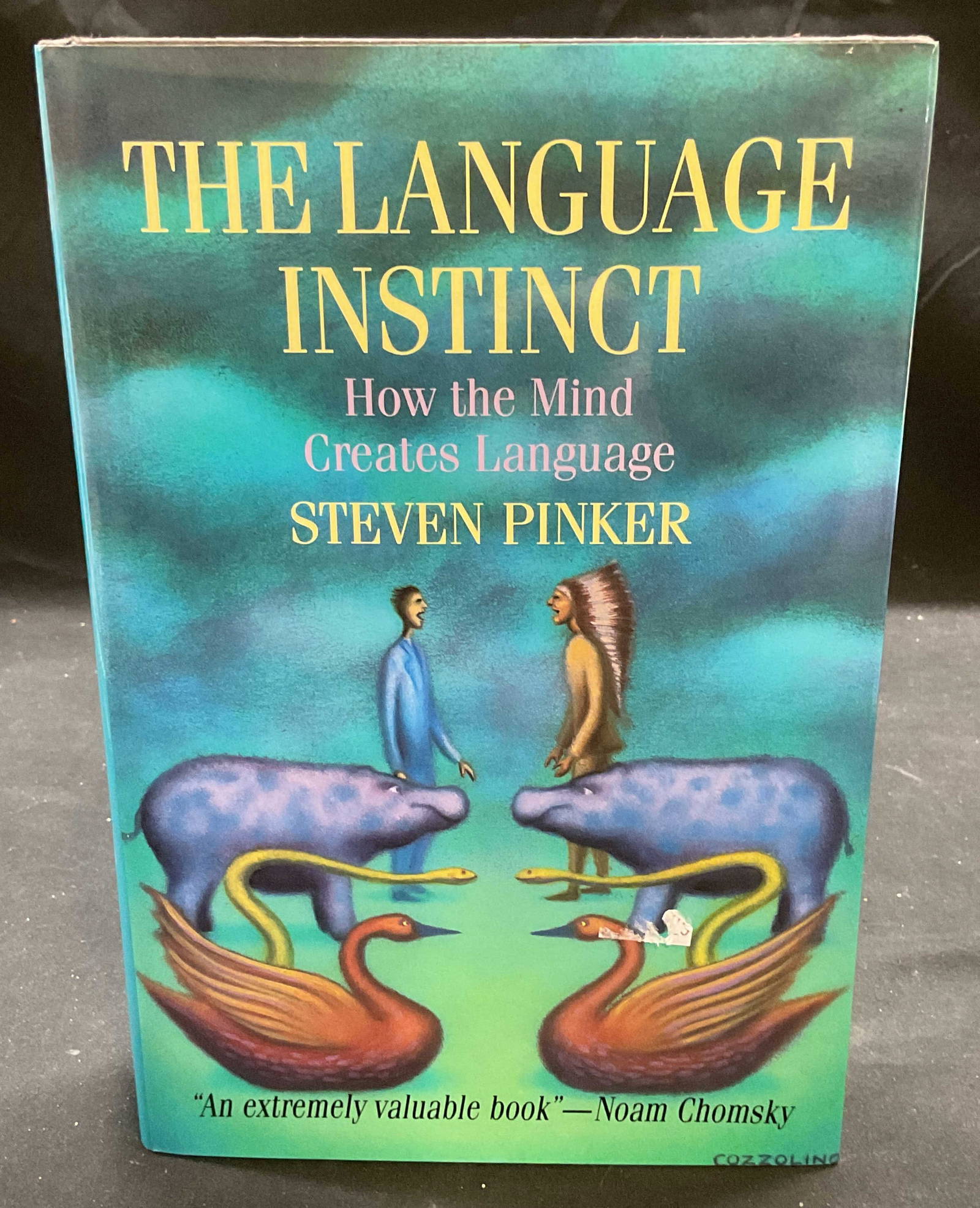1st Ed Language Of Instinct Steven Pinker 1994 Auction