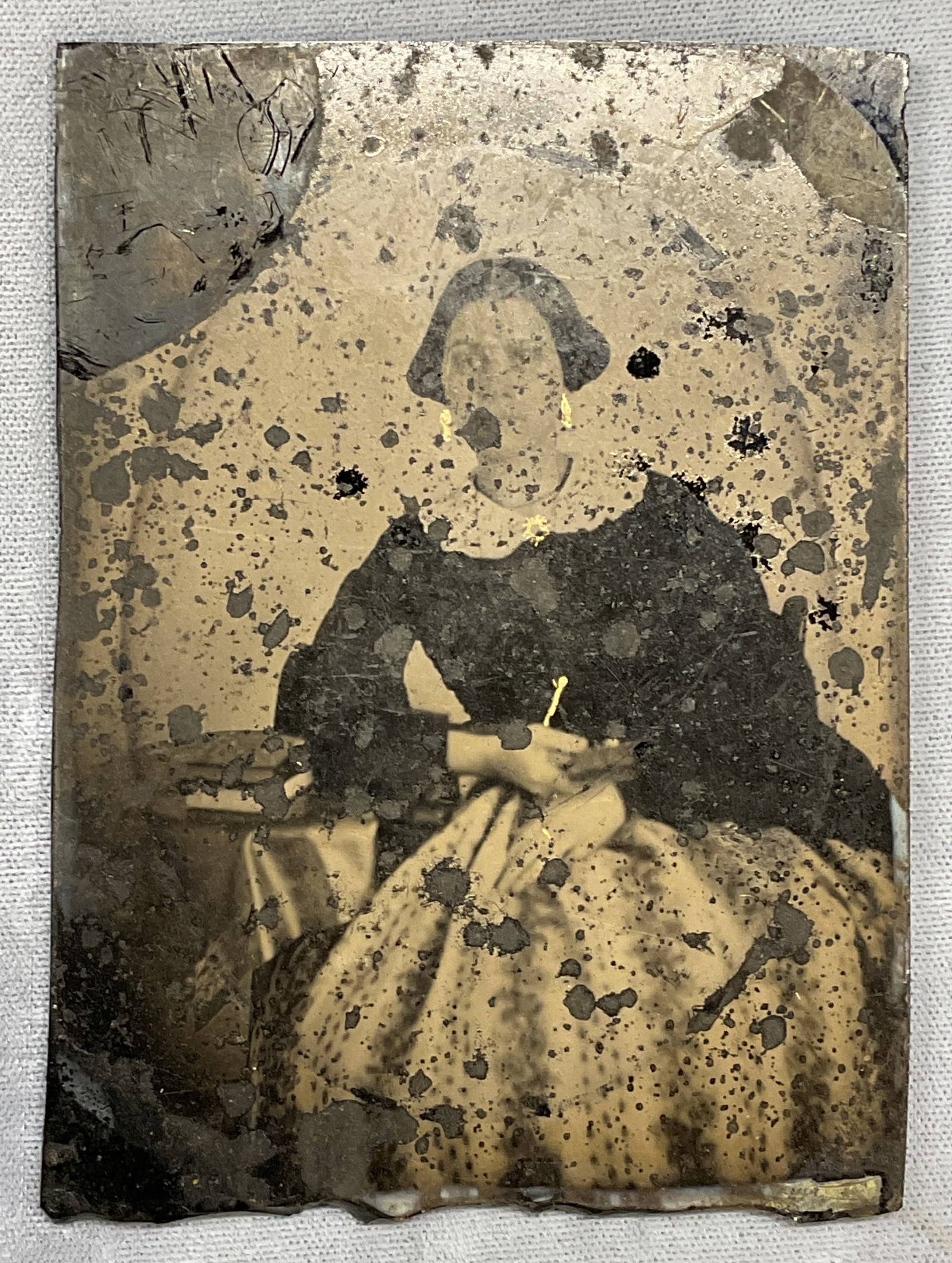 Antique 19th Century Ambrotype Glass Portrait Auction