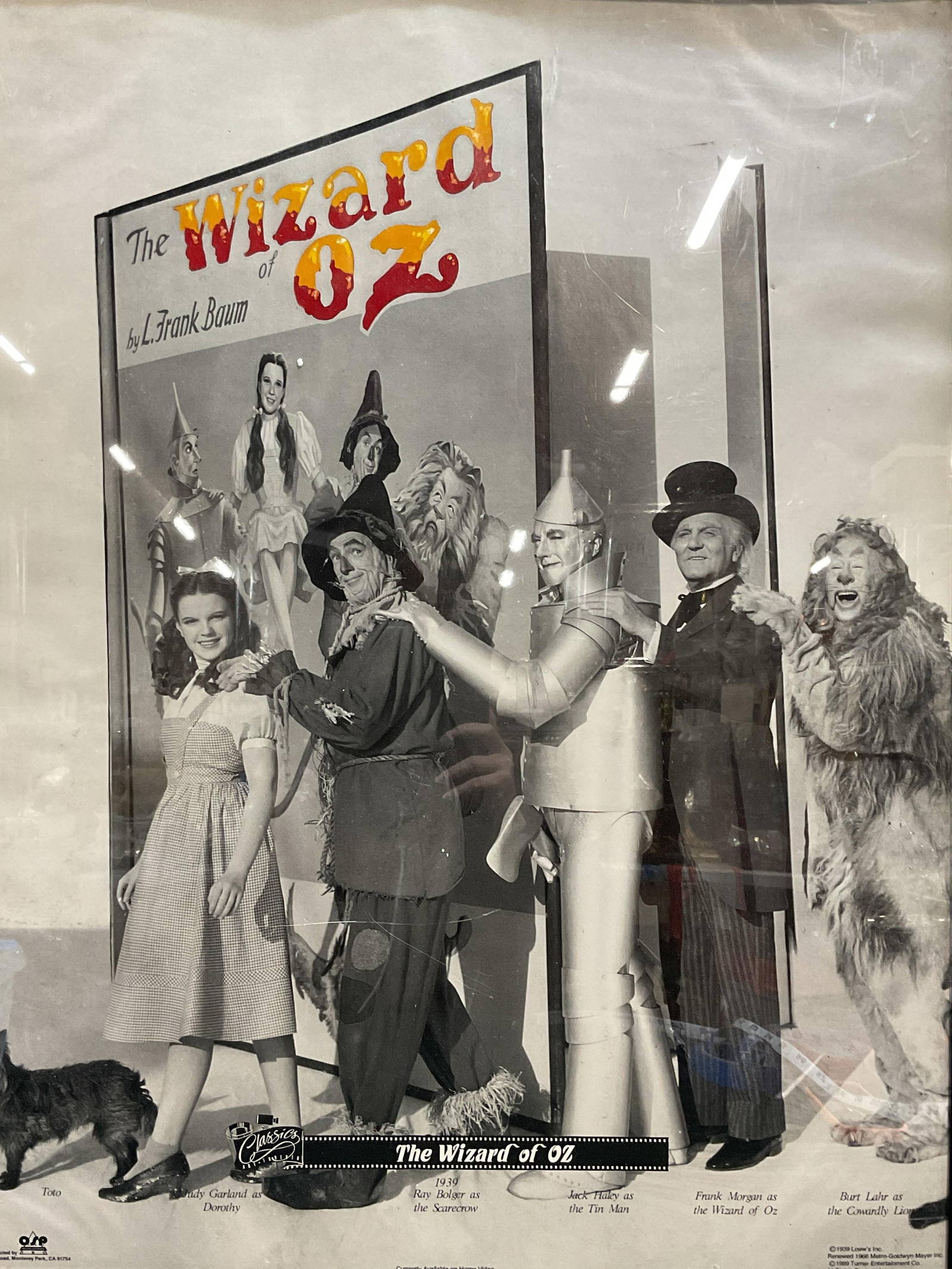 Framed 1989 The Wizard Of Oz Lithograph Poster 28i Auction