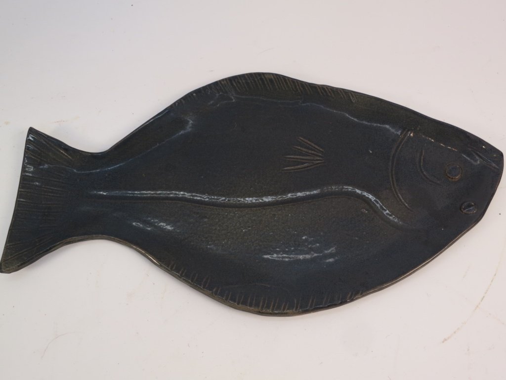 Vintage Pottery Fish Platter
