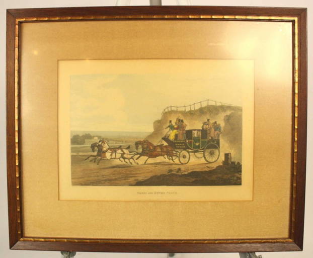 Signed Engraving R.g. Reeve