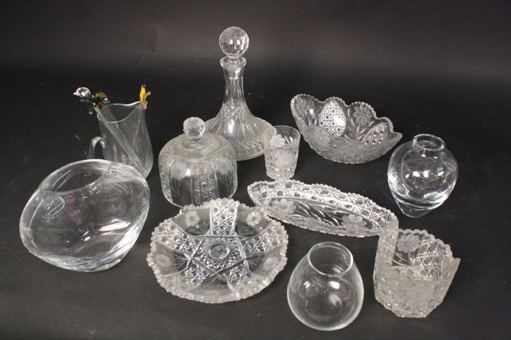 Collection of Glass Items