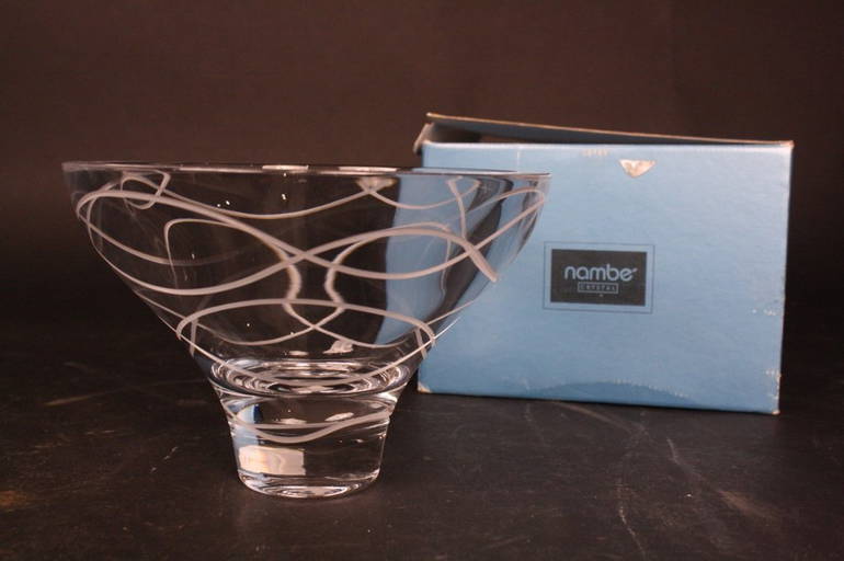 Nambe Crystal Bowl