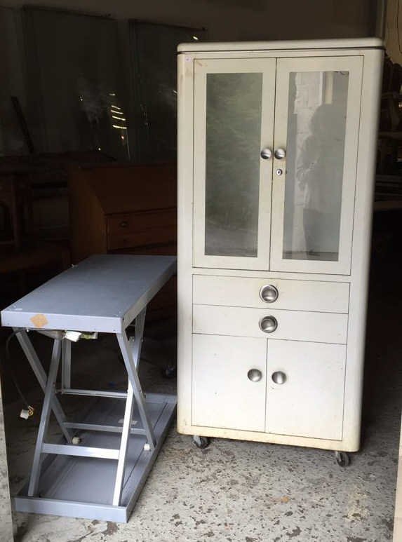 Vintage Medical Exam Table and Cabinet - Apr 24, 2016 | The Benefit ...