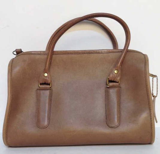 Vintage Tan Leather Coach Purse