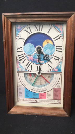 L.l. Bean Planting Season Table Clock