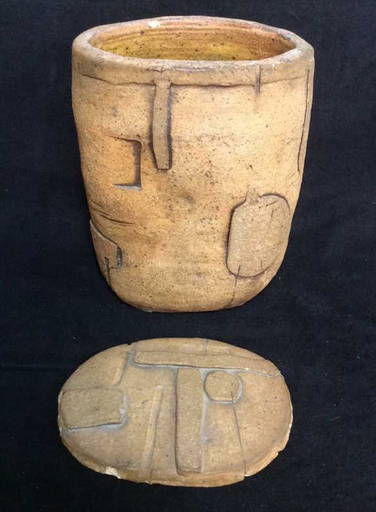 Richard Zakin Ceramic Lidded Vase