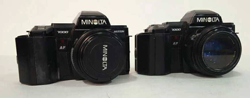 Two Minolta 7000 Maxxum Cameras