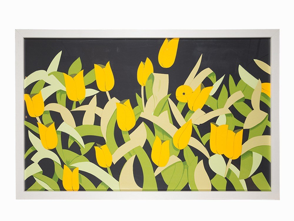 Alex Katz, Yellow Tulips, screenprint, 2014