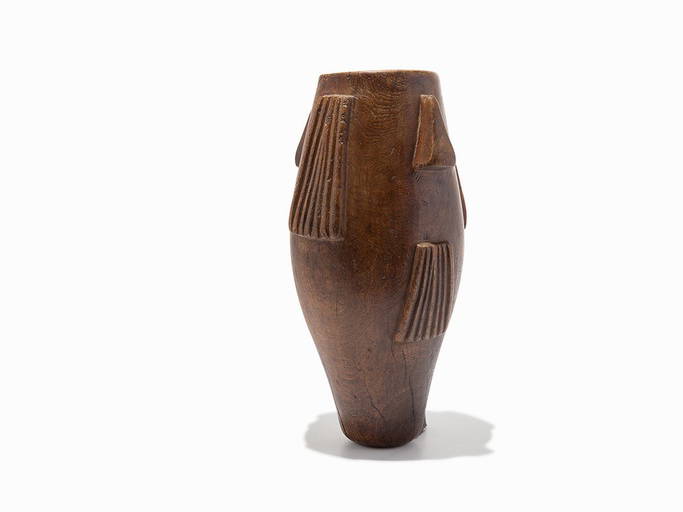 Wood Milk Pot Zulu People South African Early Mid