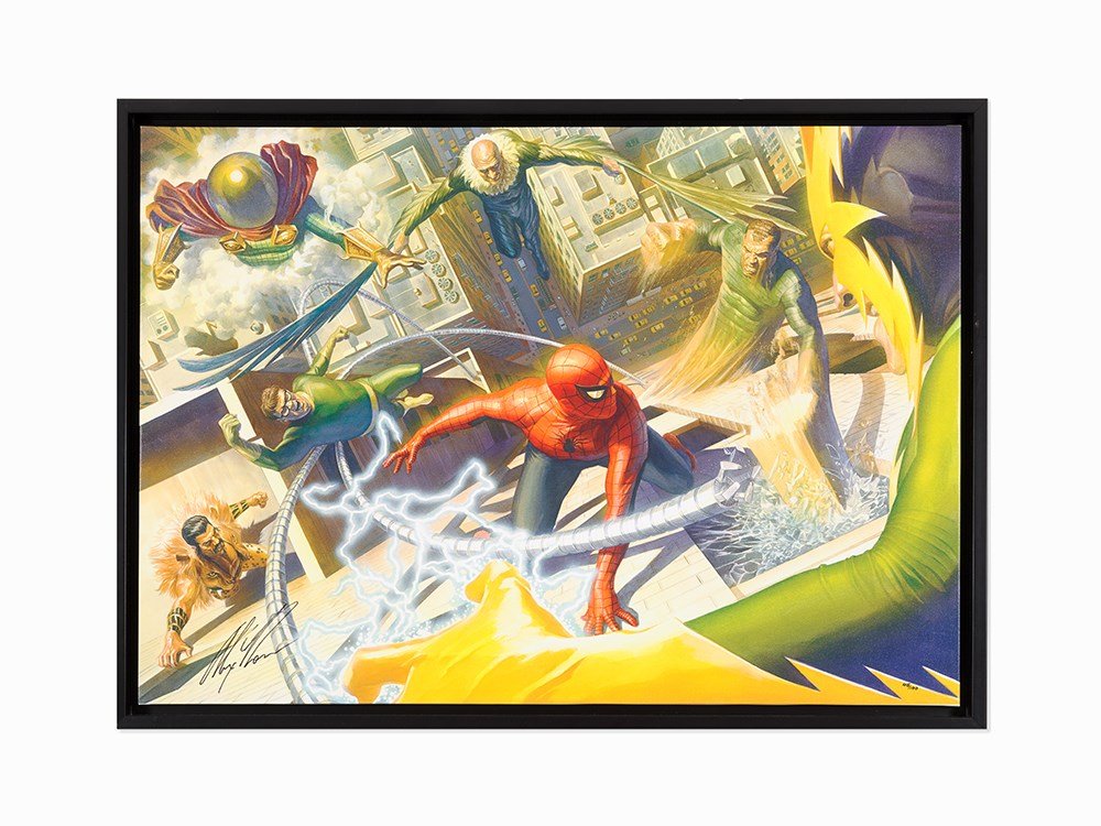Alex Ross, Sinister Six, Giclée on Canvas, 2013