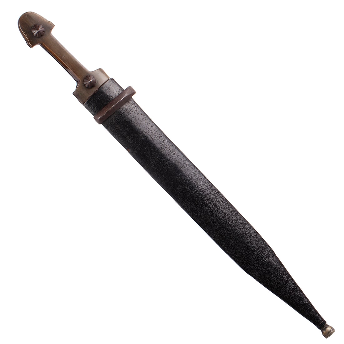 A Chechen "black Dagger" Kindjal With Armour Piercing Blade Auction