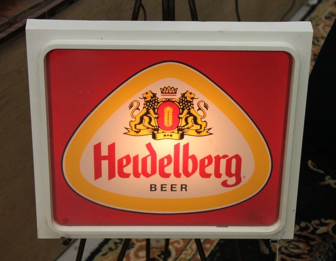 Vintage Heidelberg Beer Advertising Light Sign