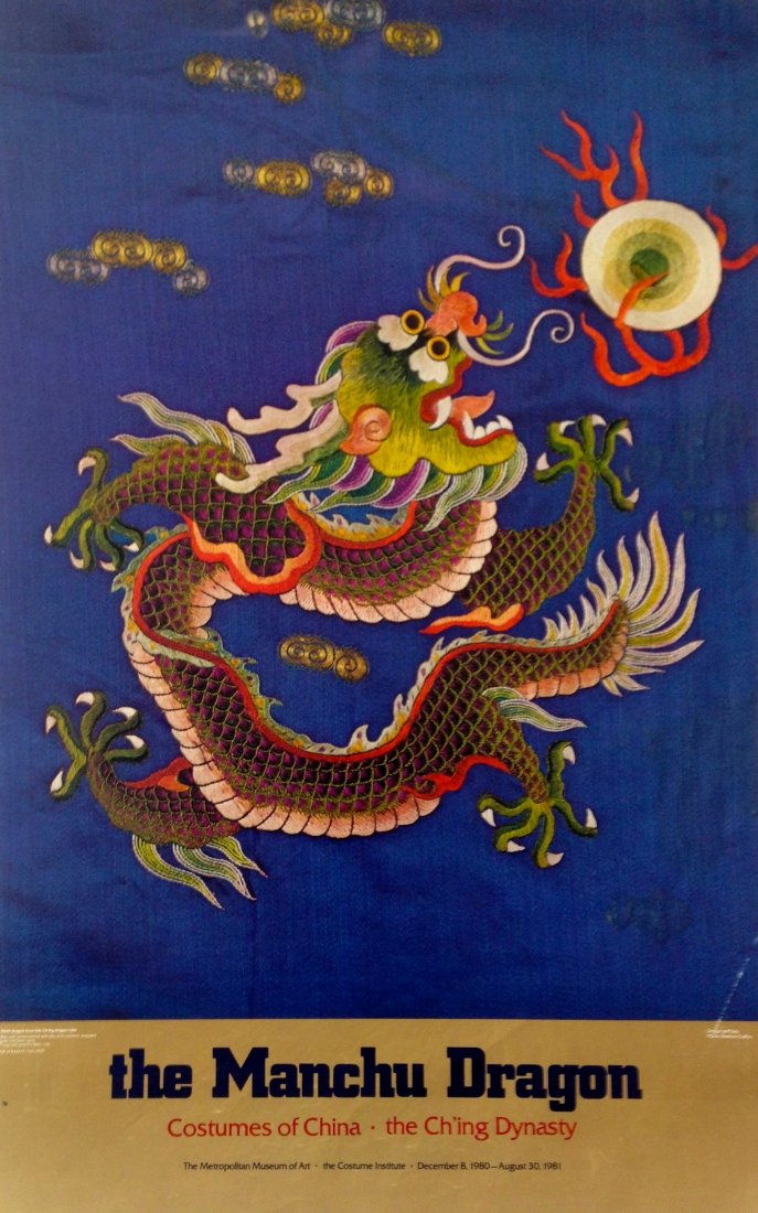 "the Manchu Dragon" Poster From The Metropolitan Museum