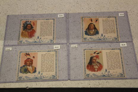 Redman Chewing Tobacco Indian Chief Cards