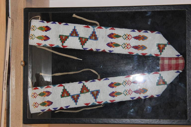 Approx 38" or 19" Folded Plains Indian Beaded Sash - Oct 17, 2021 ...