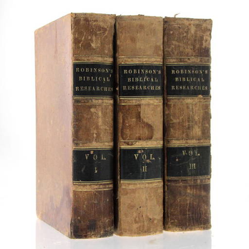 Biblical Researches In Palestine, Edward Robinson,