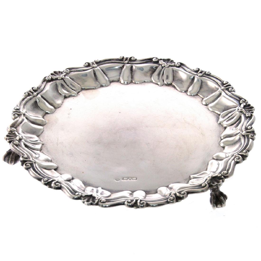 Sterling Silver Salver, George Nathan And Ridley Hayes,