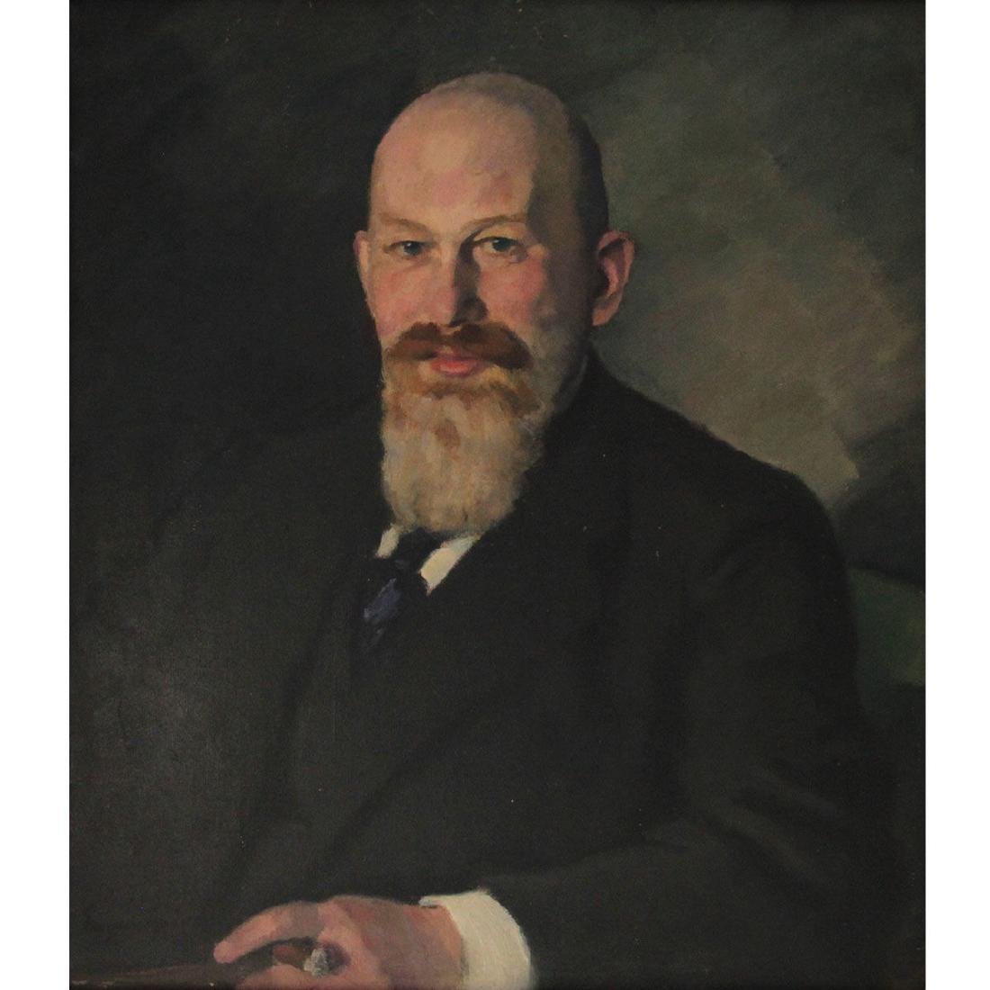 Eugen Spiro (1874-1972) - Isaac Ephraim Portrait, Oil