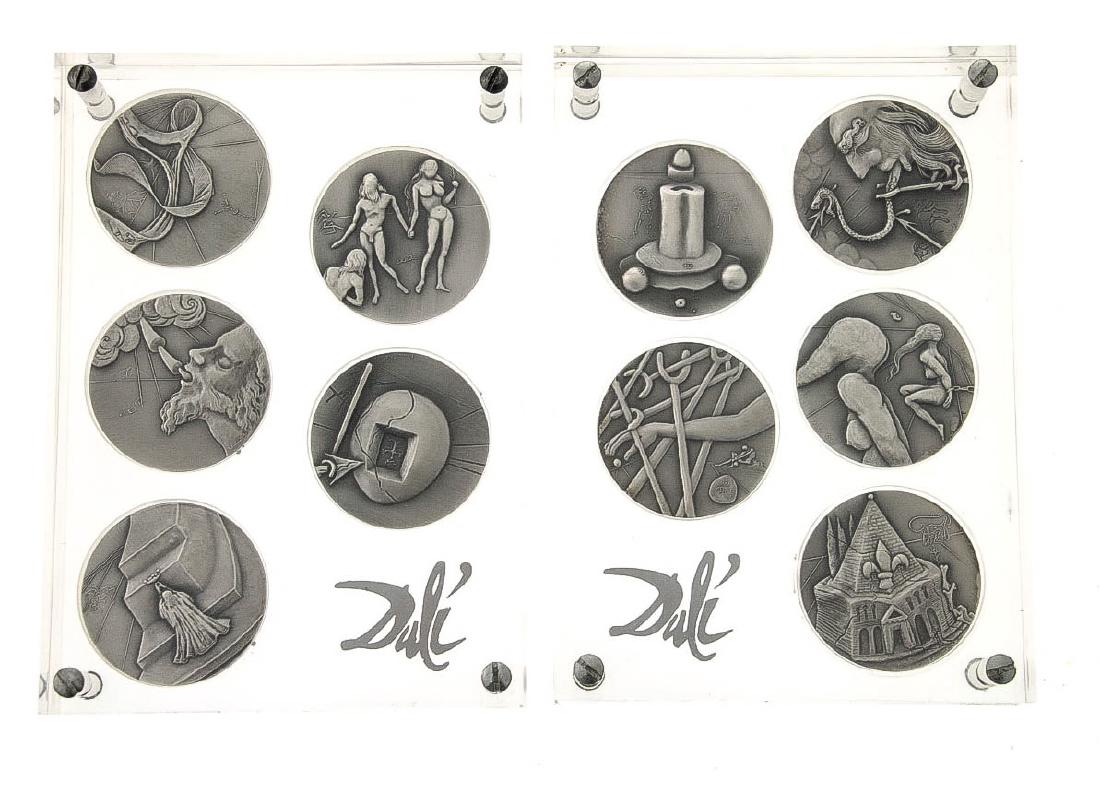 Salvador Dali The Ten Commandments, Ten Silver