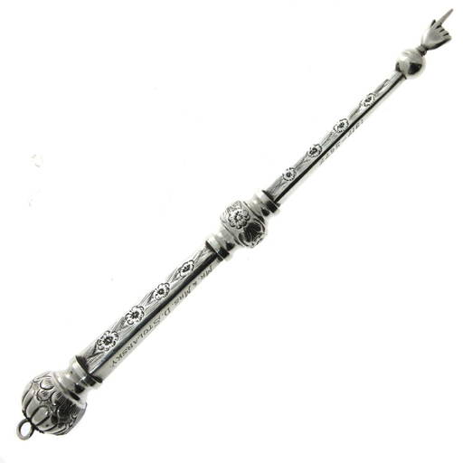 Sterling Silver Torah Pointer Yad, Joseph Zweig,