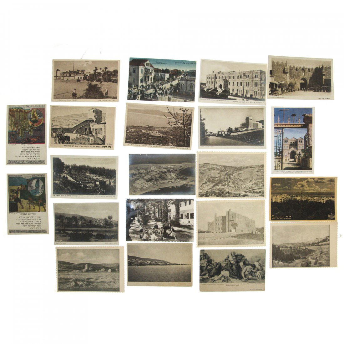 21 Eretz Israel Palestine Postcards.