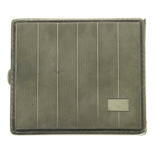 Art Deco Silver Cigarette Case, Karl Hohmann,