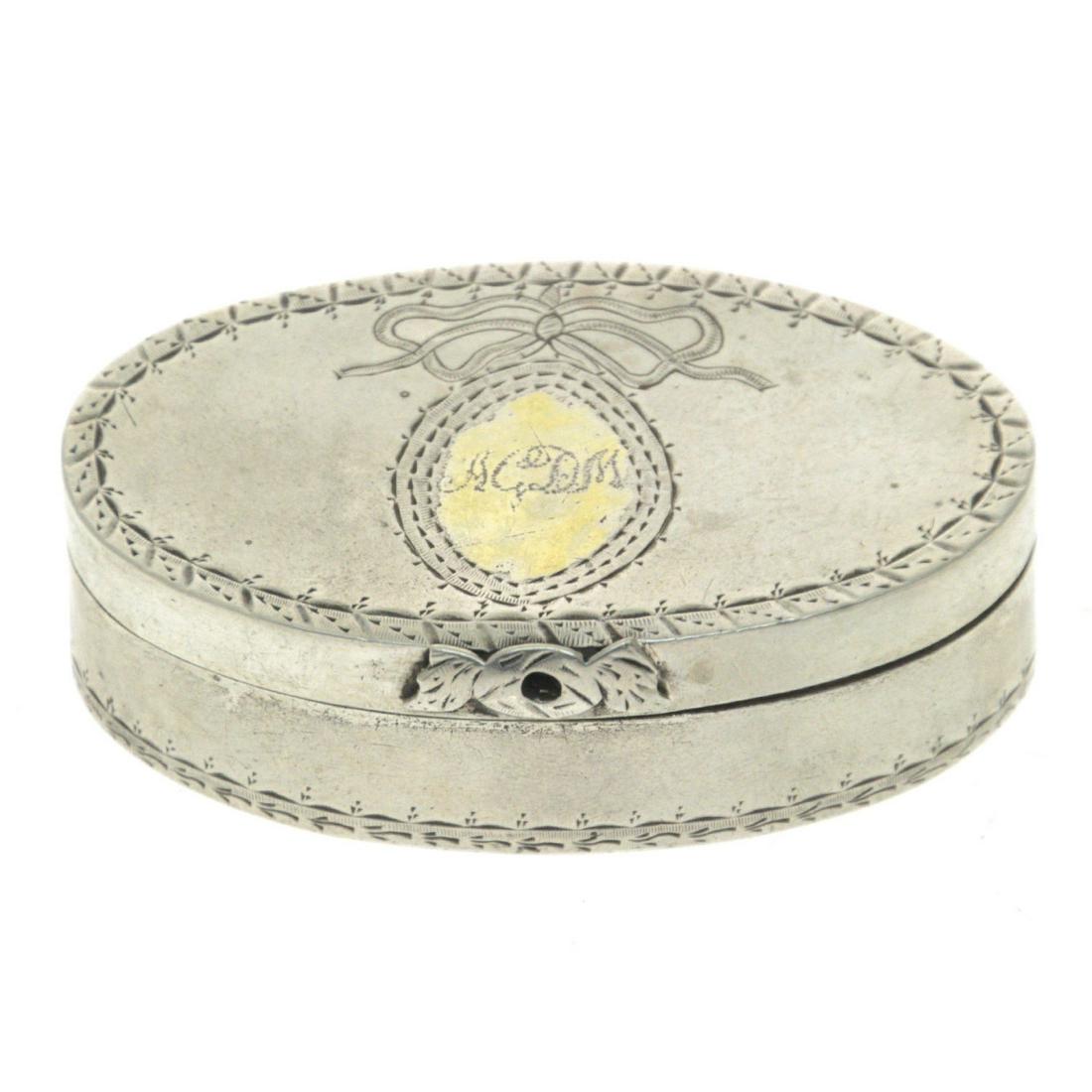 Continental Silver Tobacco Snuff Box, 19th Century. - Feb 25, 2020 ...