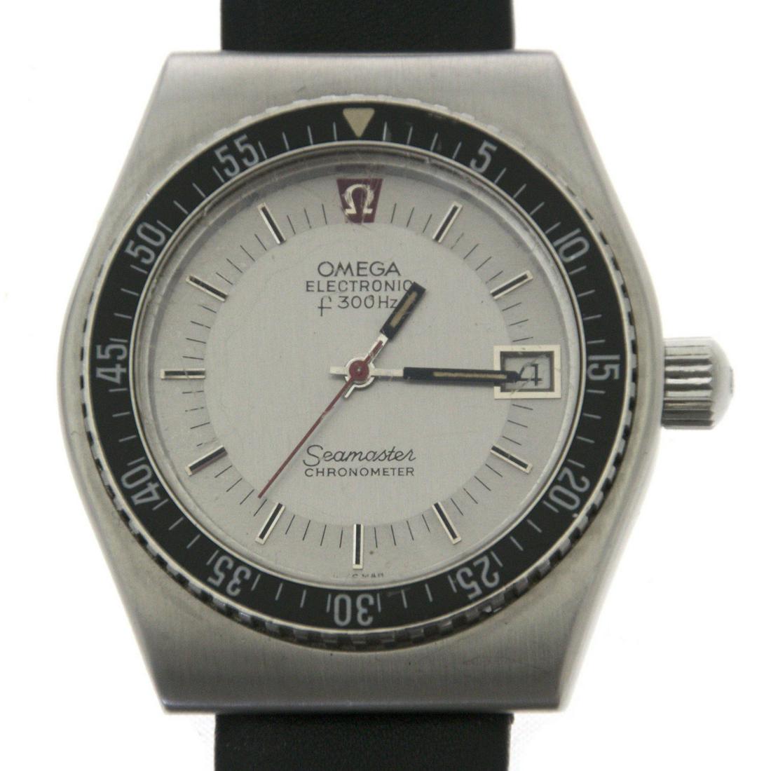 Omega Seamaster Electronic f 300 Hz Wrist Watch. - May 27, 2020 ...