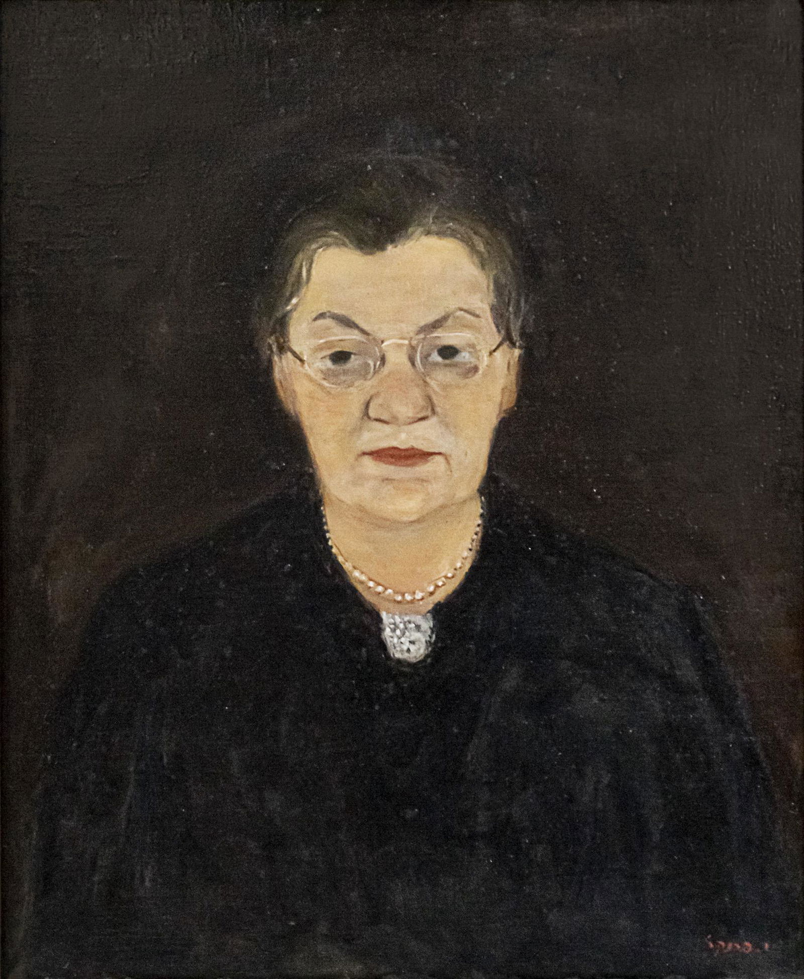 Yitzhak Frenkel Frenel (1899-1981) - Female Portrait, (#0066) on Aug 25 ...