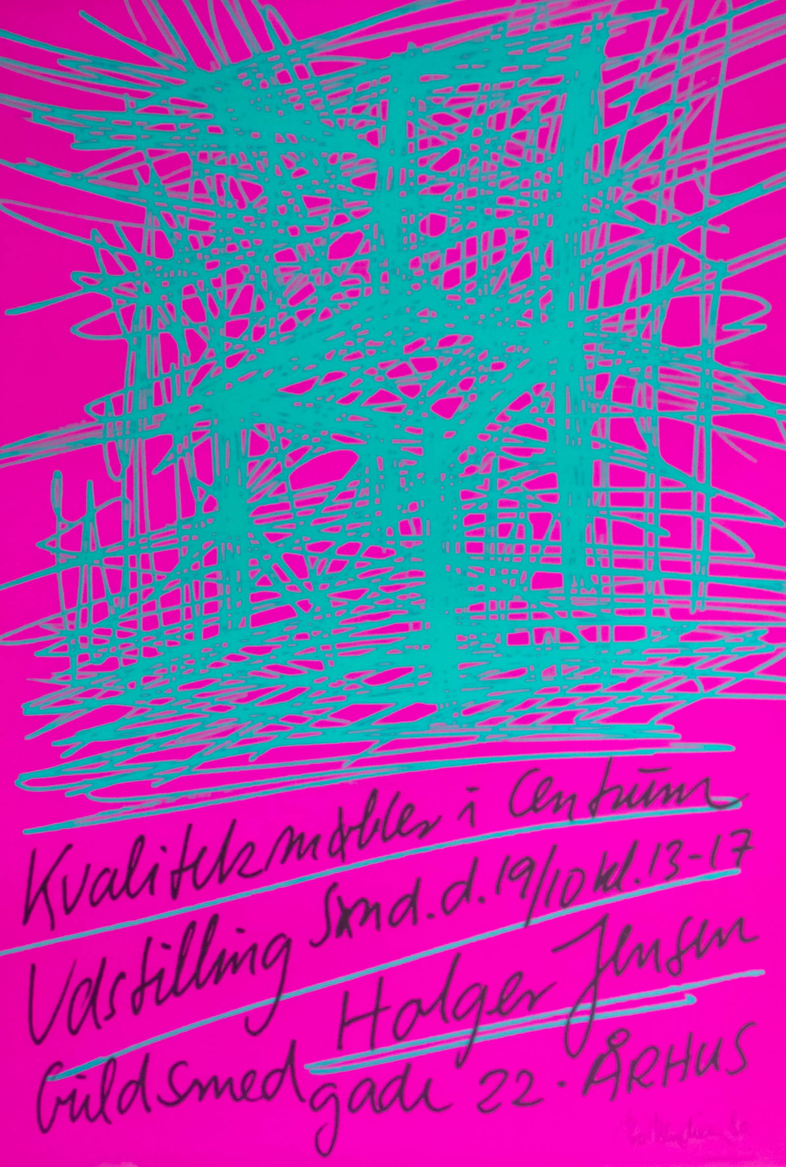 Bo Bendixen (denmark, B.1935) - Arhus Lithograph Poster, Denmark, 1980 ...