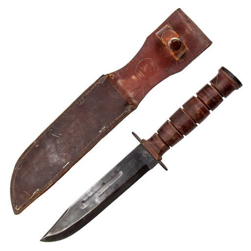 Idf Sapper Knife With Leather Sheath.