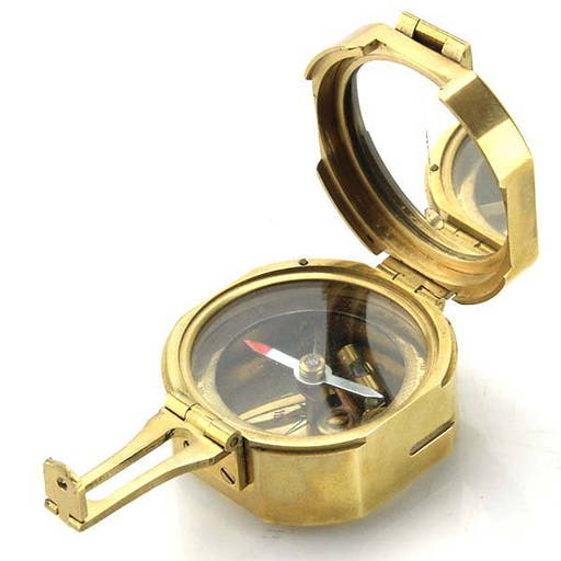 Stanley London Brass Natural Sine Compass.
