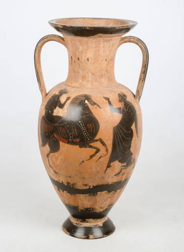 Brocca Stile Etrusco In Ceramica (difetti). Xx Secolo