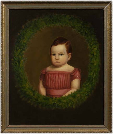 19th century mourning portrait - Sep 09, 2006 | Brunk Auctions in NC