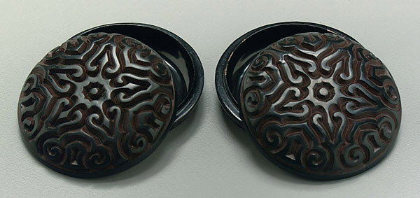 126: Pair Chinese guri boxes: