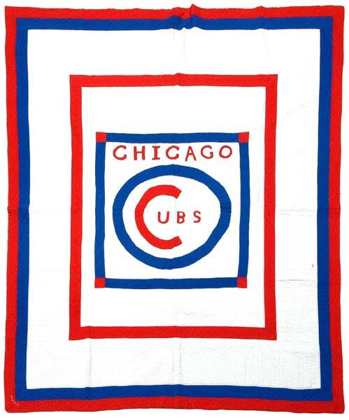 343: Chicago Cubs quilt,