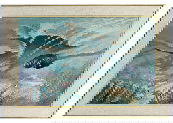 91: Russ Smiley Florida painting,