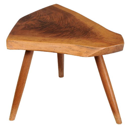 George Nakashima Figured Walnut Stool