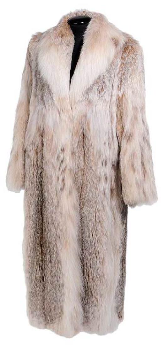 Full Length Canadian Lynx Fur Coat