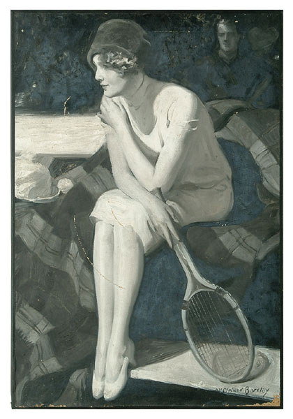 987: McClelland Barclay painting,