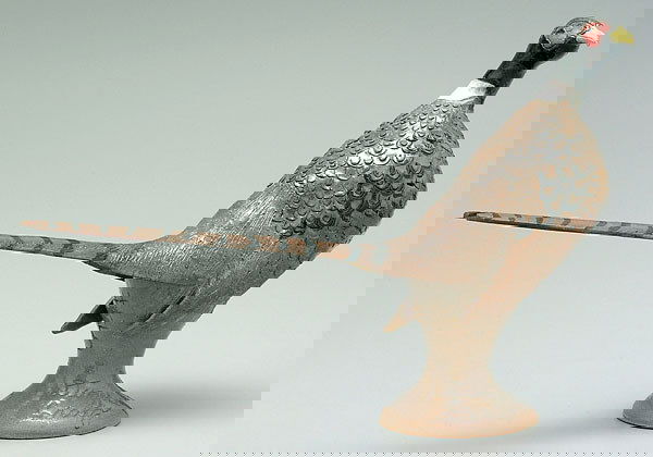 1217: Dwayne Craig pottery pheasant,